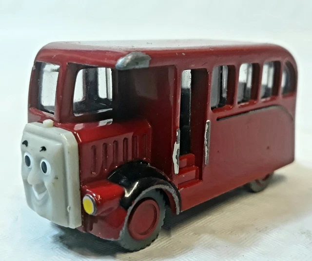 THOMAS THE TANK Engine Take N Play Bertie Bus Red Diecast 2009 Gullane ...