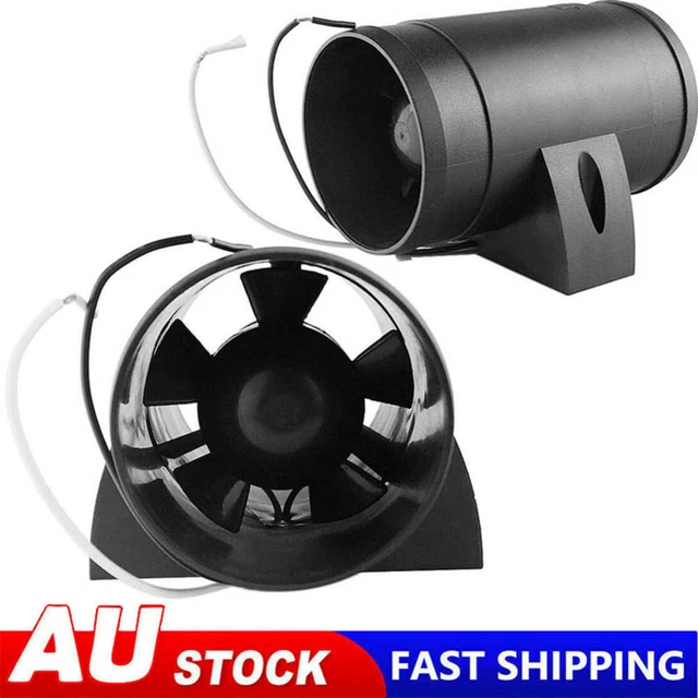 12V EXHAUST FAN Extractor Duct Ventilation Fans Air Ventilator for Boat ...