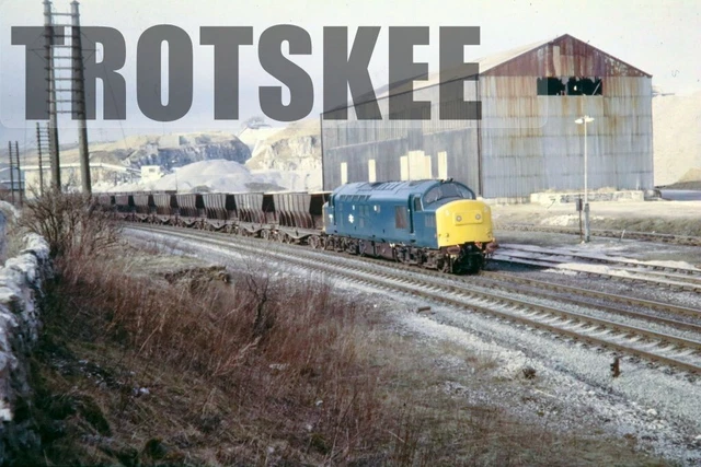 35MM SLIDE BR British Railways Diesel Loco Class 37 37280 Peak Forest ...