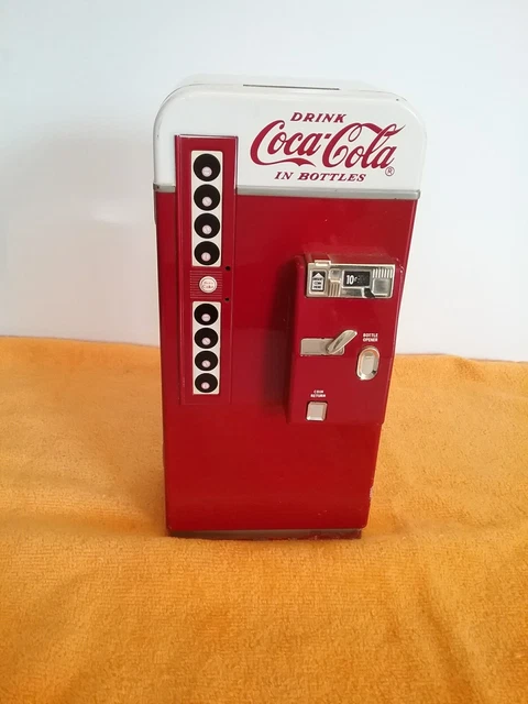 VINTAGE DIECAST Coca-Cola vending machine money box £10.00 - PicClick UK