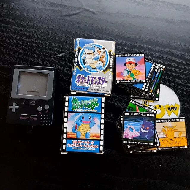 POKEMON MINI CARDS DX japanese BATTLE GAME boxes + Gameboy dispenser ...