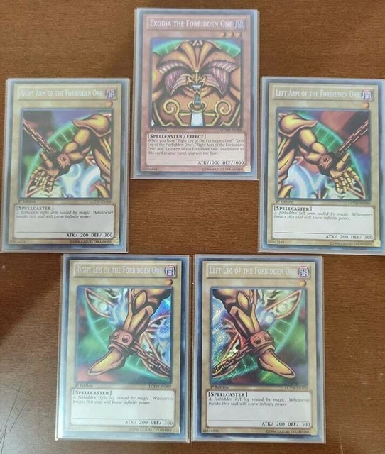 YU-GI-OH! SET COMPLETO Exodia Legendary Lcyw-En306 Americano 1 Ed Mint ...