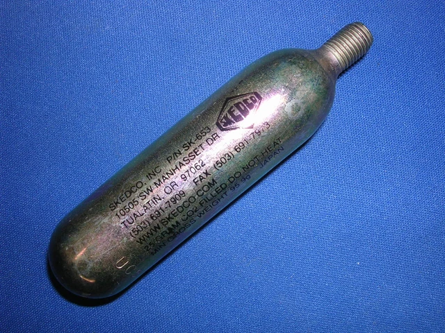 NEW SKEDCO CO2 inflation cartridge for rescue vests, floatation logs ...