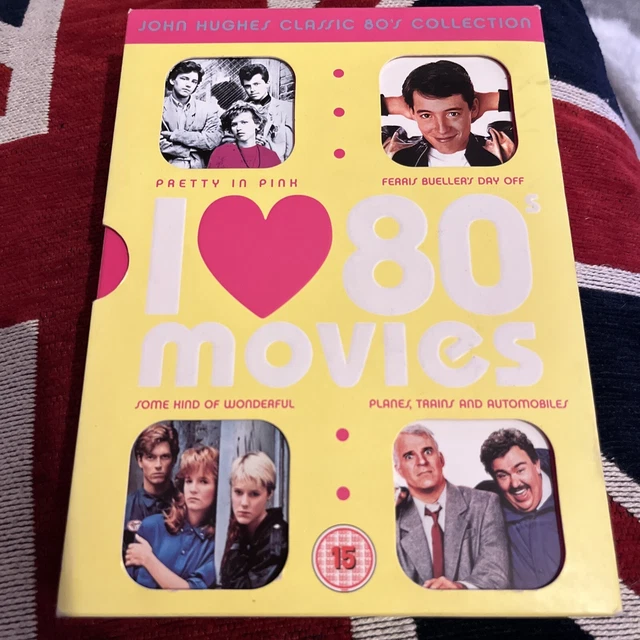 I LOVE THE 80s Movies 4 Dvd Box Set - Ferris Bueller, Planes Trains ...