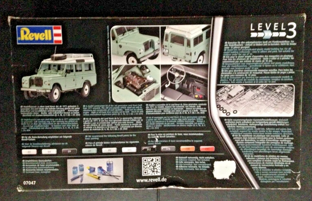 UNOPENED NEW REVELL 1/24 Scale Model Kit Land Rover Series III LWB ...