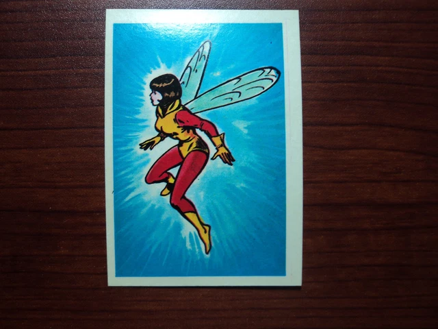 1984 AUTOCOLLANT MARVEL Super Heroes Secret Wars #59 The Wasp EUR 5,51 ...