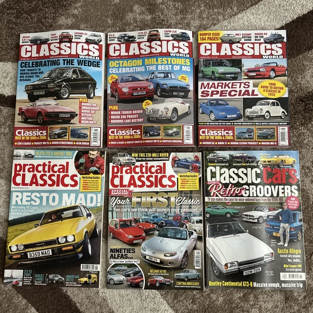 CLASSICS WORLD MAGAZINE/PRACTICAL Classics Magazine Bundle £5.54 ...