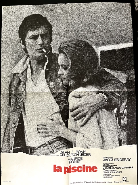 LA PISCINE AFFICHE originale 60x80 Alain Delon Romy Schneider Jane Birkin EUR 1.150,00 - PicClick FR