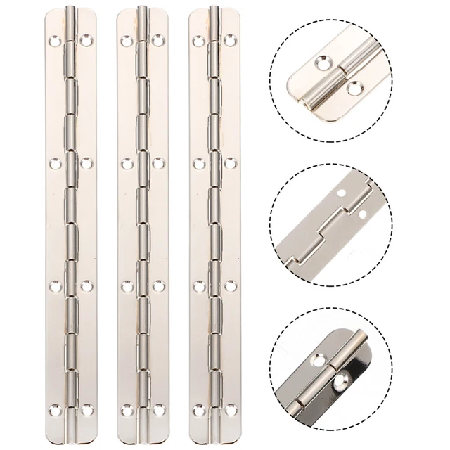 3 PCS CHARNIÈRE Piano Charge Lourde Porte D'armoire À Degrés EUR 12,29 ...