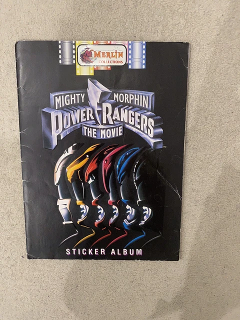 MIGHTY MORPHIN POWER Rangers The Movie Sticker Album Merlin *100% ...