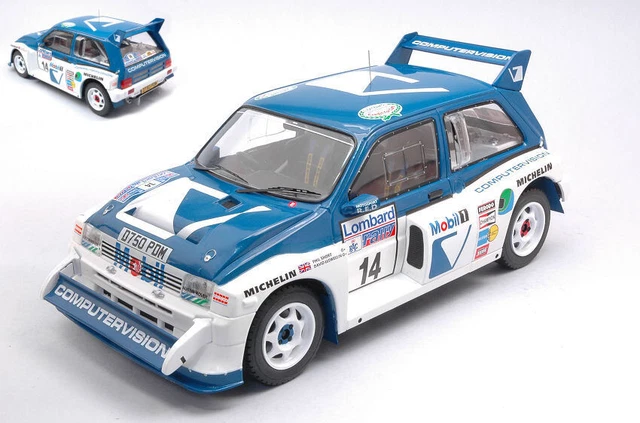 MG METRO 6R4 #14 Rac Rally 1986 Llewellin / Short 1:18 Model Ixo Model ...
