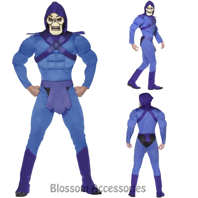 CL746 SKELETOR FANCY Dress Costume 80s TV Masters Of The Universe He ...
