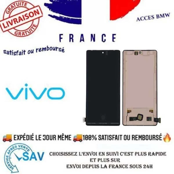 ORIGINAL ECRAN LCD et Vitre Tactile Pulled Noir pour Vivo V29 5G EUR 148,99 - PicClick FR