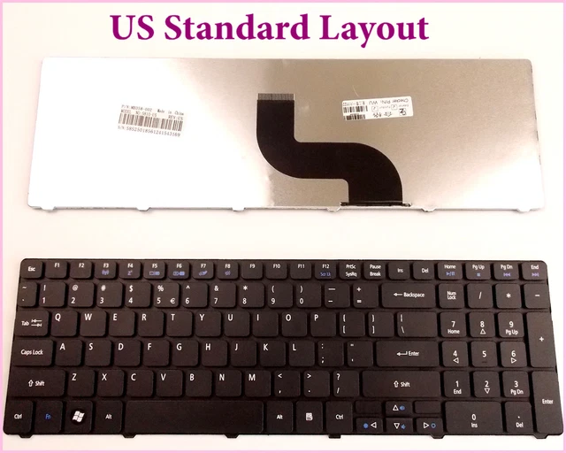 LAPTOP KEYBOARD FOR Acer Aspire 5742G-5466G50MNKK 5553G-P544G50MIKS US ...