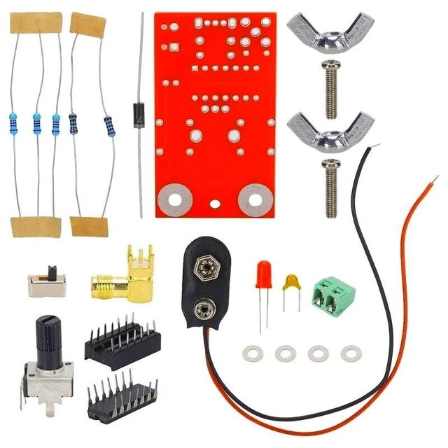ACTIVE MAGNETIC LOOP Antenna Kit for SDR Short Medium Wave Radio 100kHz ...