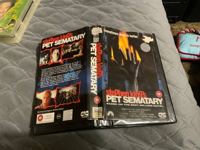 PET SEMATARY 1989 Stephen King EX Rental vhs CIC Video £25.00 - PicClick UK