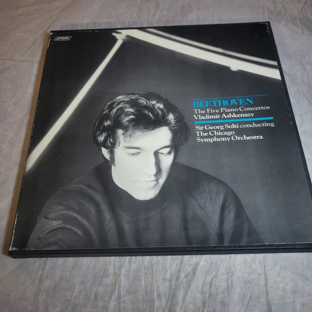 BEETHOVEN THE FIVE (5) Piano Concertos Vladimir Ashkenazy/ Solti Vinyl 4 LP Set $49.50 - PicClick CA