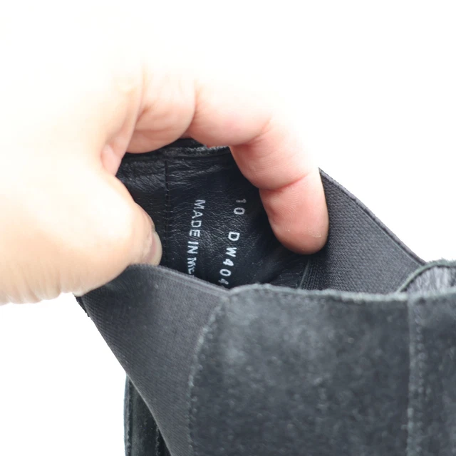 WOLVERINE 1000 MILE Black Suede Leather Classic Boots Men’s Size 10 D ...