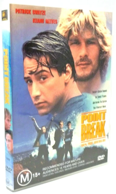 POINT BREAK DVD, Patrick Swazye, Keanu Reeves, R4 $8.66 - PicClick AU