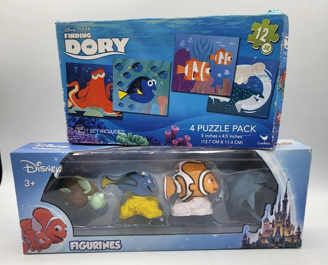 DISNEY FINDING NEMO Figurines 4pk & 4 Puzzle Pack Finding Dory - NEW ...