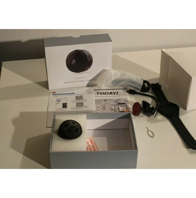 MINI CAMÉRA ESPION HC010 caméra cachée WiFi avec montre AOBO sans fil ...