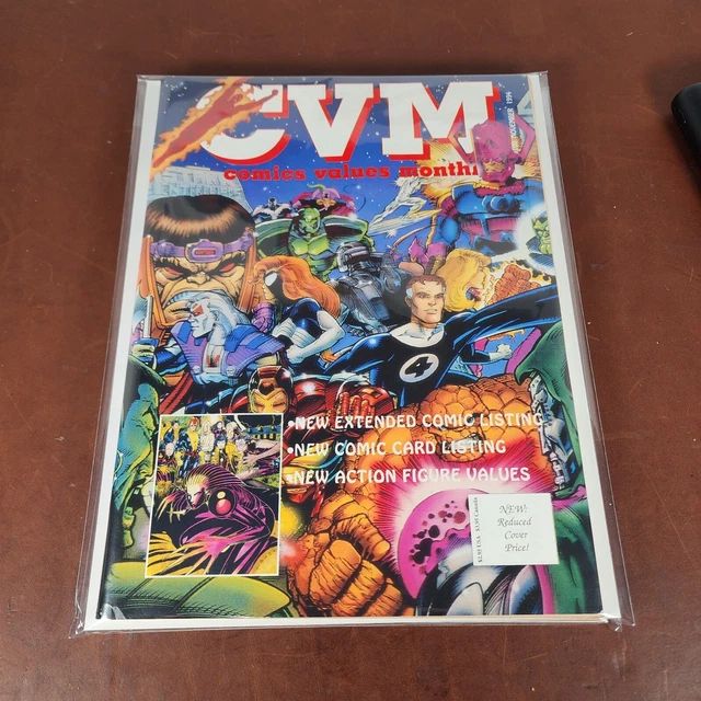 COMIC VALUES MONTHLY (CVM) #100 Nov 1994 - Marvel MCU Fantastic Four ...