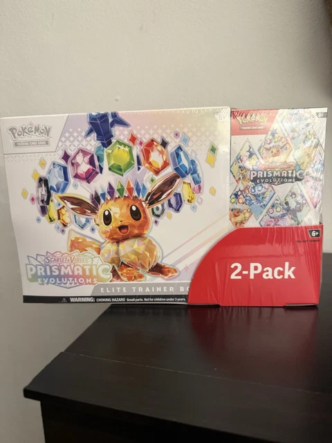 POKEMON PRISMATIC EVOLUTIONS Elite Trainer Box & Booster Bundle ...