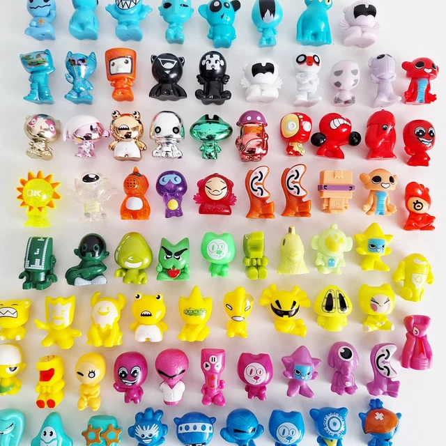 77 X GOGOS Crazy Bones Figures Various Metallic Shiny Glitter Lot £30. ...