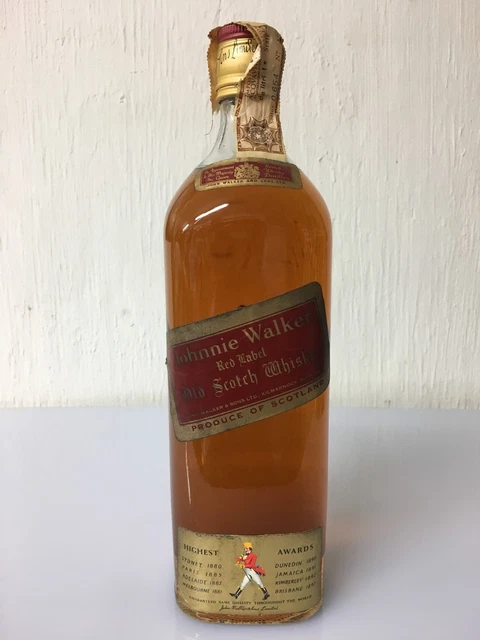 JOHNNIE WALKER RED Label Old Scotch Whisky 1 Litro Vintage EUR 70,00 ...