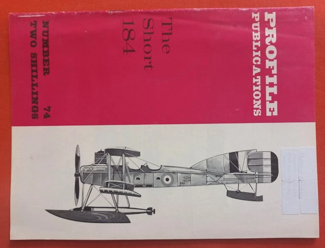 AIRCRAFT PROFILE PUBLICATIONS 74, The Short 184 £10.91 - PicClick UK