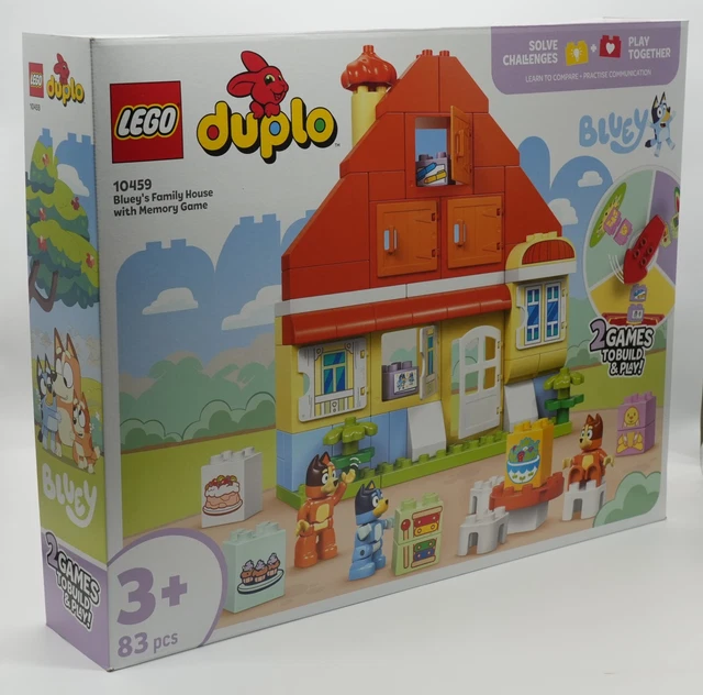 LEGO DUPLO 10459 Bluey's Family House with Memory Game - Brand New ...