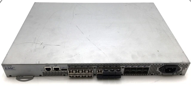 BROCADE DS-300B 24 Port 8Gbps Fiber Channel Switch Single PSU 24x8Gb EM ...