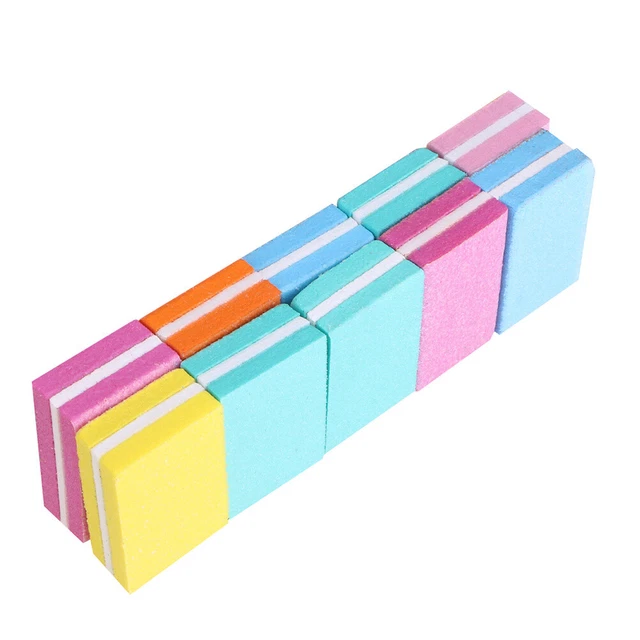 10 PCS TAMPON De D'art D'ongle Polisseuse Ongles Bloc Tampon Pied EUR 6 ...