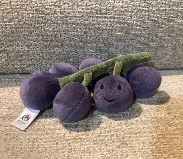 JELLYCAT FABULOUS FRUIT Grapes Plush Soft Toy £45.99 - PicClick UK