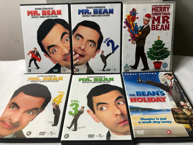 MR BEAN VOL 1/2/3 & 4 + Merry Christmas Mr Bean & Mr Beans Holiday Dvds ...