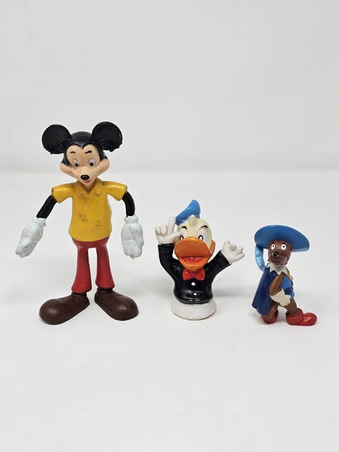 DISNEY MINNIE MOUSE 3x Figure Bully Bullyland Donald Duck Goofy Vintage Retro £12.45 - PicClick UK