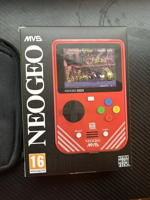 NEO GEO MVS Hyper Mega Tech! Super Pocket Limited Edition + Carry Case Used £76.61 - PicClick UK