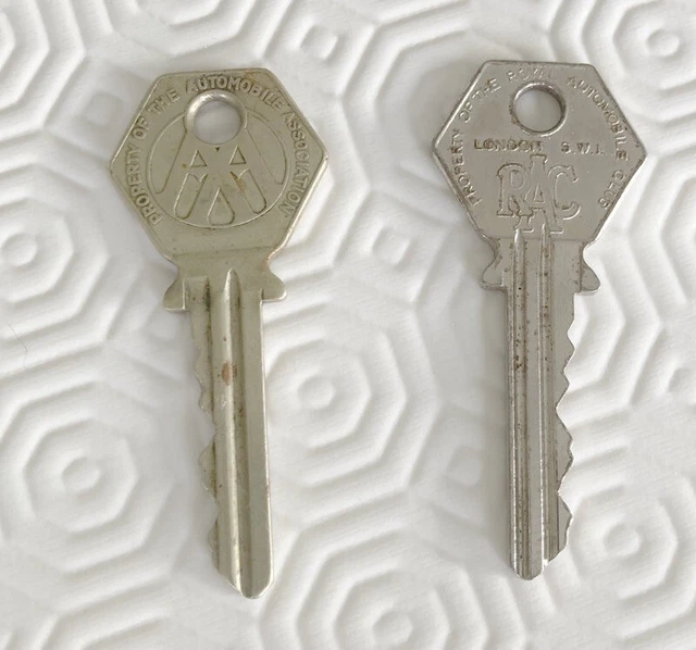 VINTAGE RAC AND AA Keys - a part of history £8.66 - PicClick UK