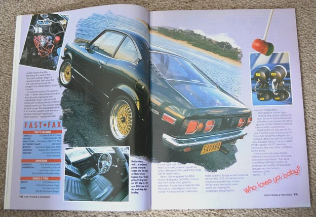 FAST FOURS & Rotaries magazine, April 1994 - RX3, RX4, Escort, WRX ...