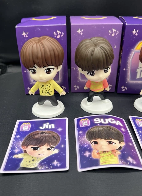 MCDONALD'S TINYTAN BTS HAPPY MEAL TOYS lot of 5 - Brand New 2025 Series ...