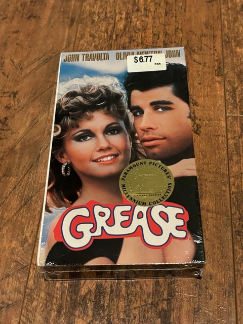 GREASE THE MOVIE VHS Millennium Collection New Sealed John Travolta ...