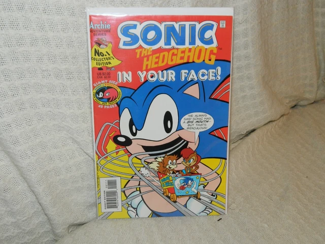 1995 ARCHIE COMICS Sonic the Hedgehog In Your Face #1 bande dessinée ...