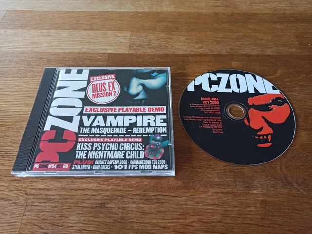 PC ZONE DEMO disk cover disc cd from PC Zone magazine choose pick from ...