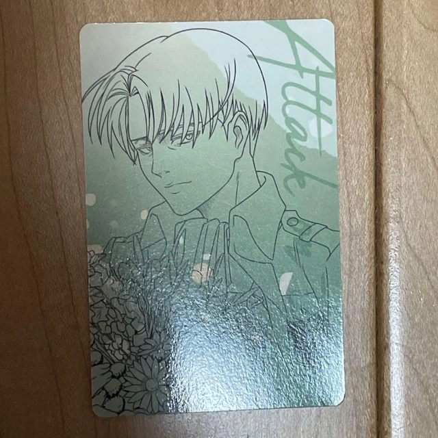 ATTACK ON TITAN Levi Bonus Card Animate $107.68 - PicClick AU