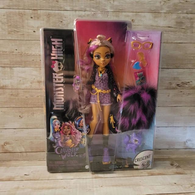 MONSTER HIGH CLAWDEEN Wolf G3 Mattel 2022 Draculaura Cleo Lagoona New ...