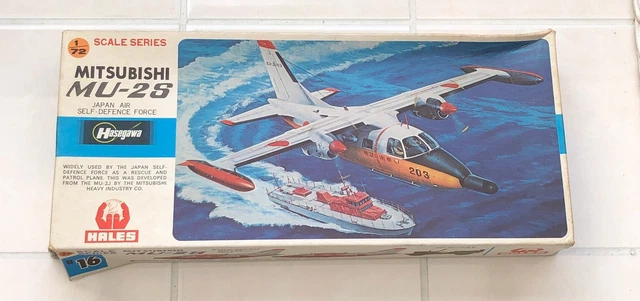 MITSUBISHI MU-2S MODEL Kit, Hasegawa/Hales Scale 1/72 from 1970’s £5.00 - PicClick UK
