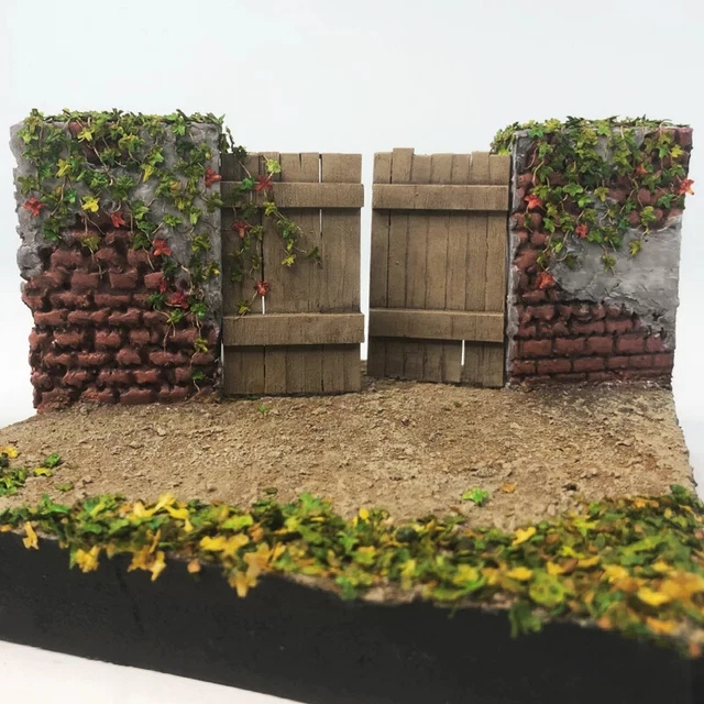 DIY HO SCALE Model Scene Falling Leaves Autumn Scene Tree Shrinking DIY ...
