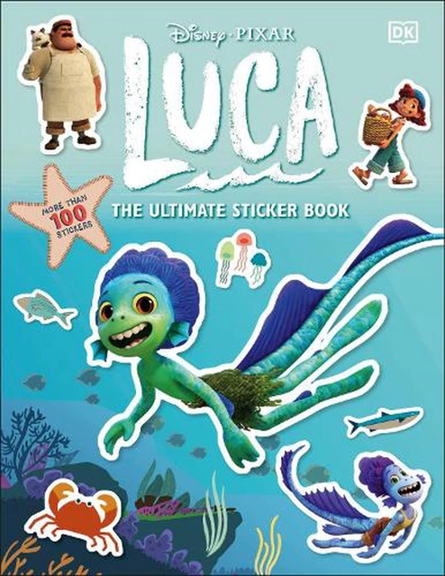 DISNEY PIXAR LUCA Ultimate Sticker Book by DK (English) Paperback Book ...