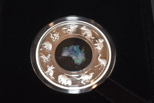 2020 GREAT SOUTHERN Land 1oz 9999 Silver Proof Opal Coin Genuine ...