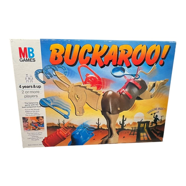 VINTAGE 1986 VERSION Of Buckaroo 100% Complete Board Game £12.00 ...